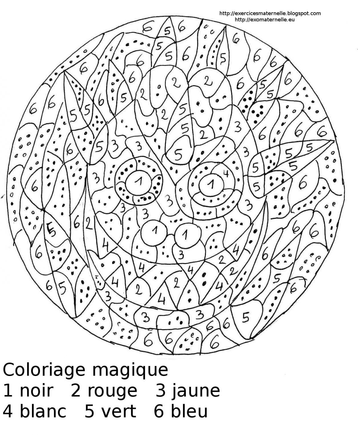 Coloriage Codé Maternelle - PrimaNYC.com