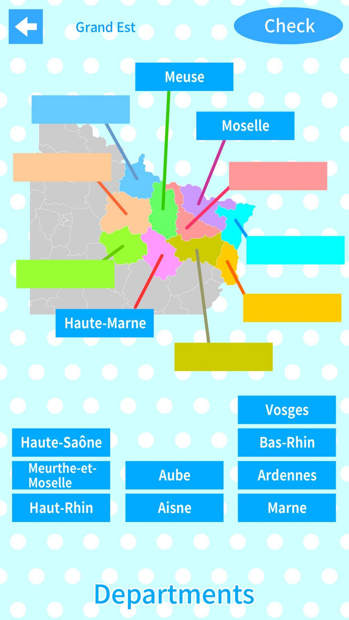France Regions & Departments Map Quiz For Android - Apk Download dedans ...