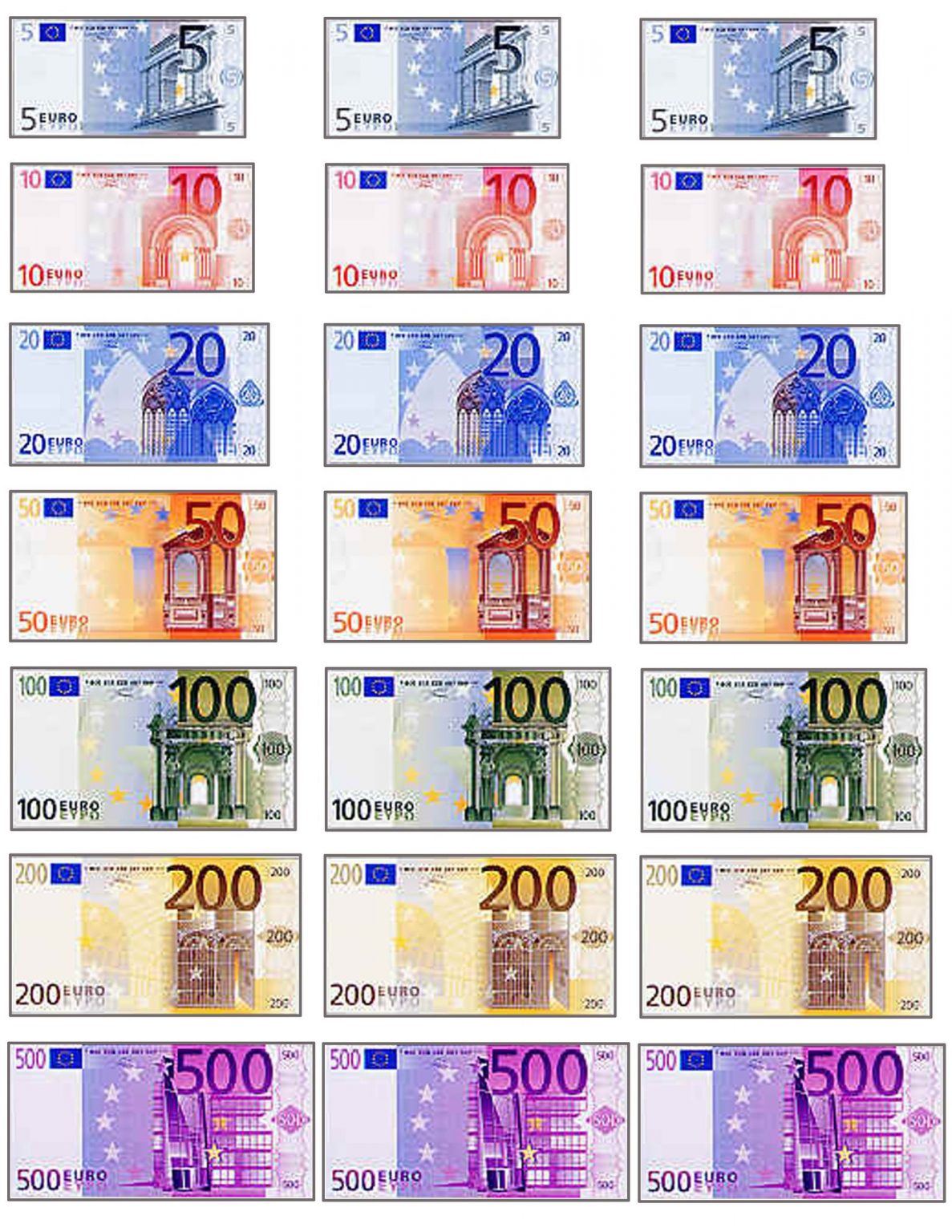 Billet De 100 Euros À Imprimer - PrimaNYC.com