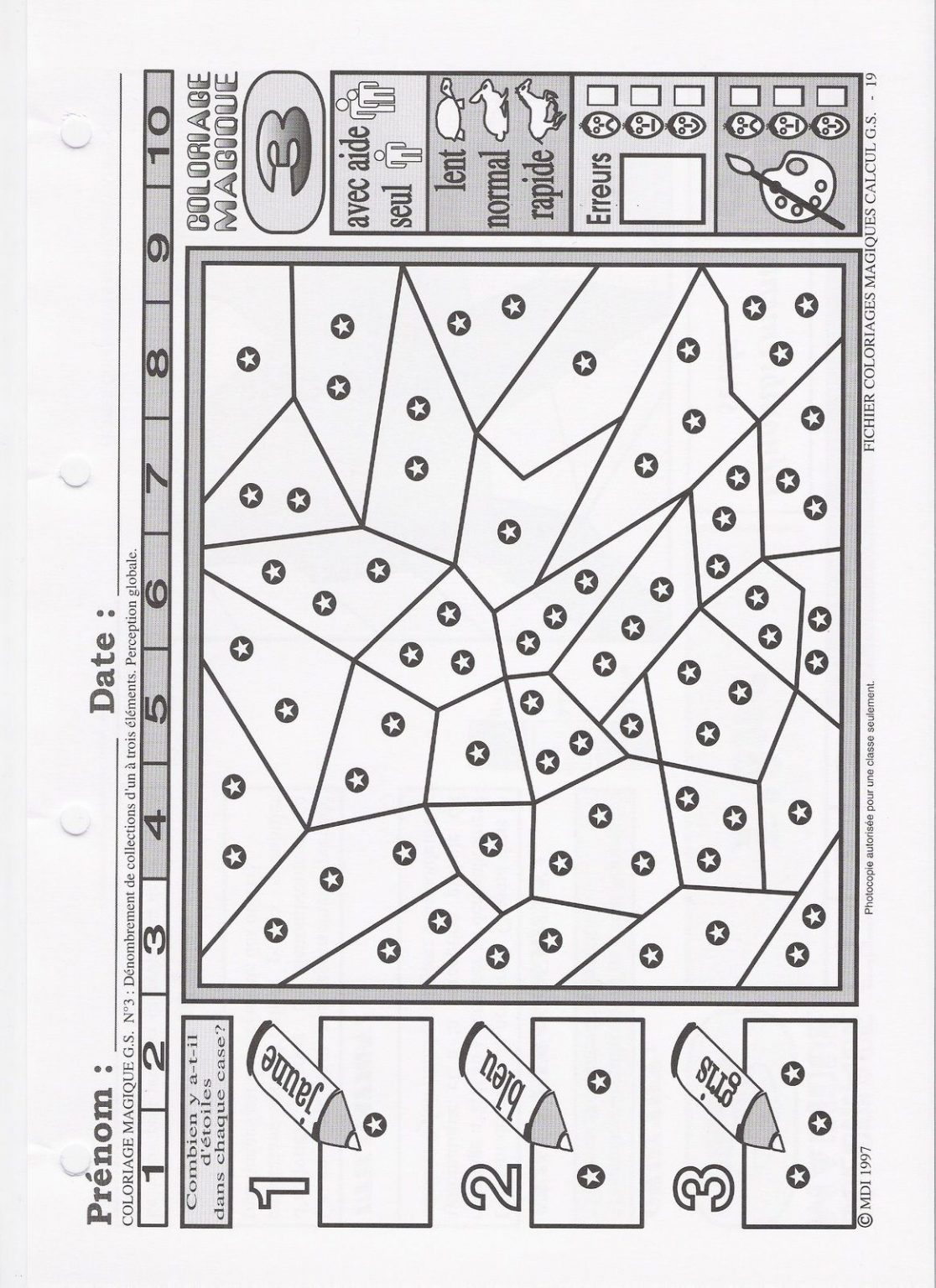 Coloriages Codés Gs - PrimaNYC.com