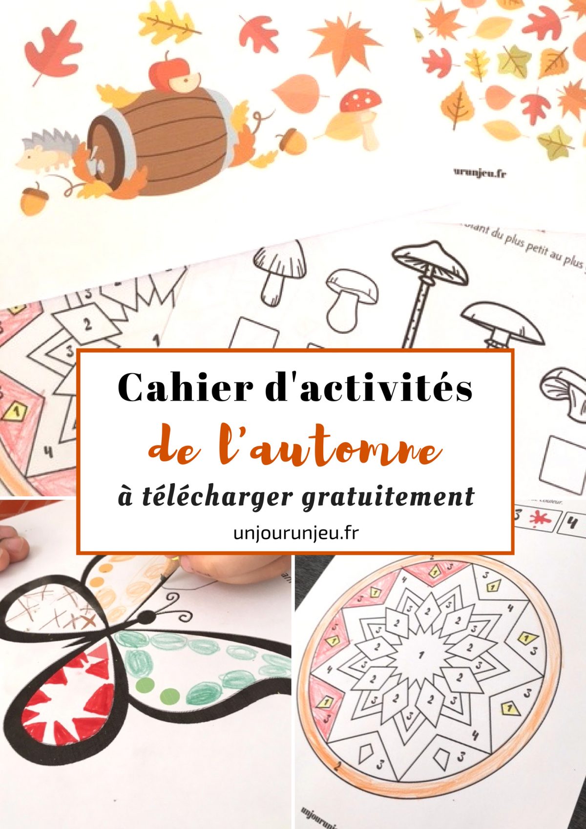 Votre Cahier D'activités De L'automne À Télécharger intérieur Cahier De ...