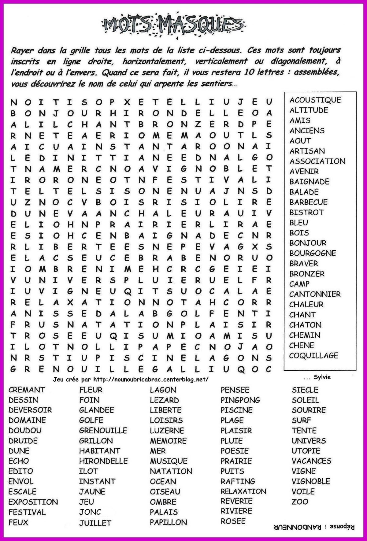 Mot Croisé En Anglais - PrimaNYC.com