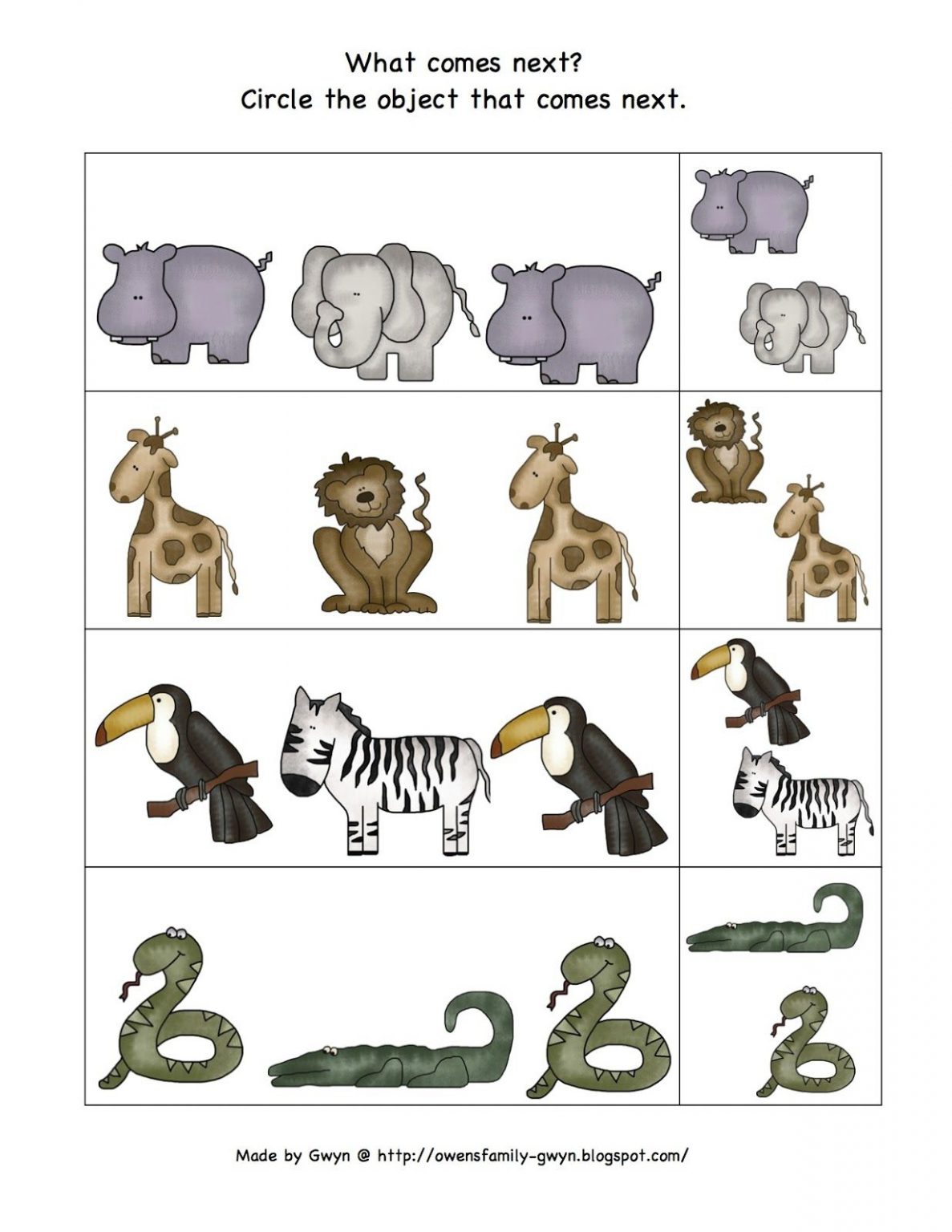 Animaux De La Jungle Maternelle - PrimaNYC.com